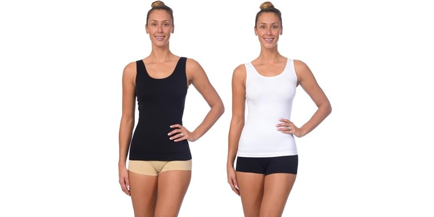 Body Beautiful 2PK Reversible Tanks