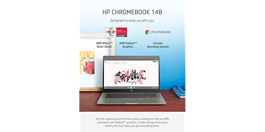 HP Chromebook 14b Laptop (2021 Model) (Open Box)
