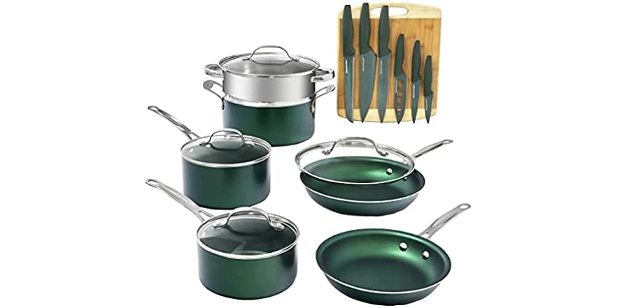 Granitestone 17 Piece Set Granitestone 17 Piece Cookware (Open Box)