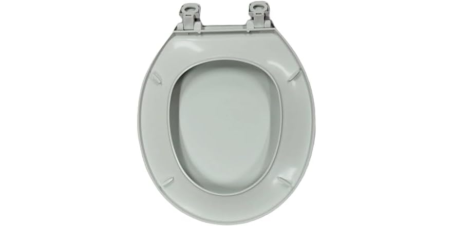 J&V TEXTILES Elongated Bevel Toilet Seat