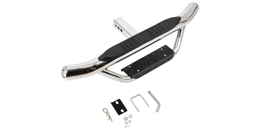 Cobra-Tek HS-007 36" Round Tube Double Hitch Step