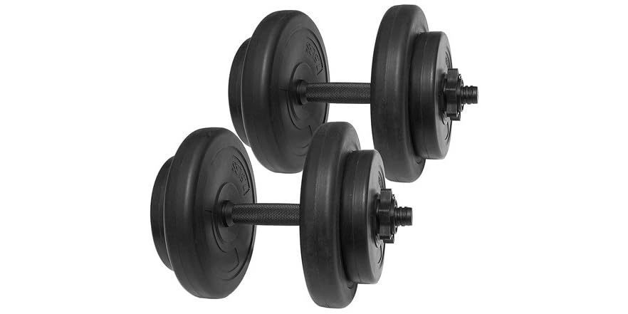 BalanceFrom Go Fit All-Purpose Weight Set (Pair - 20lbs each)