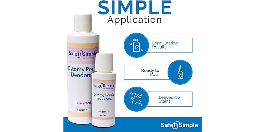 Safe n' Simple Ostomy Pouch Deodorant