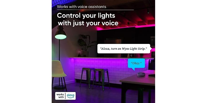 Wyze 16.4ft WiFi LED Strip Lights