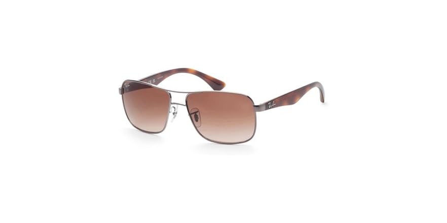 Ray-Ban Men's RB3516 Gunmetal Tortoise