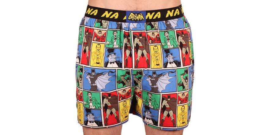 Batman 66 Comic Strip Boxer
