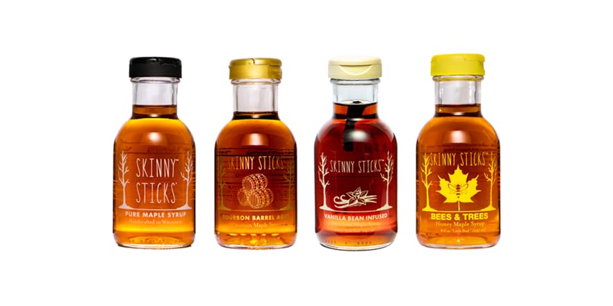 4-Pack Skinny Sticks Maple Syrup Variety