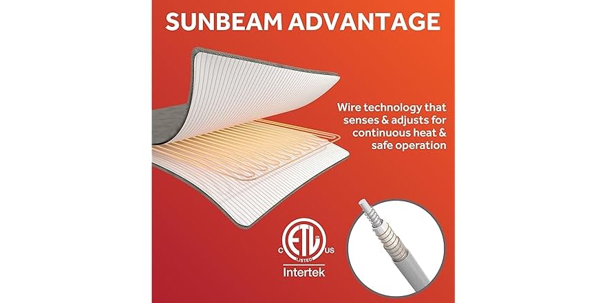Sunbeam Water Resistant Mattress Pad