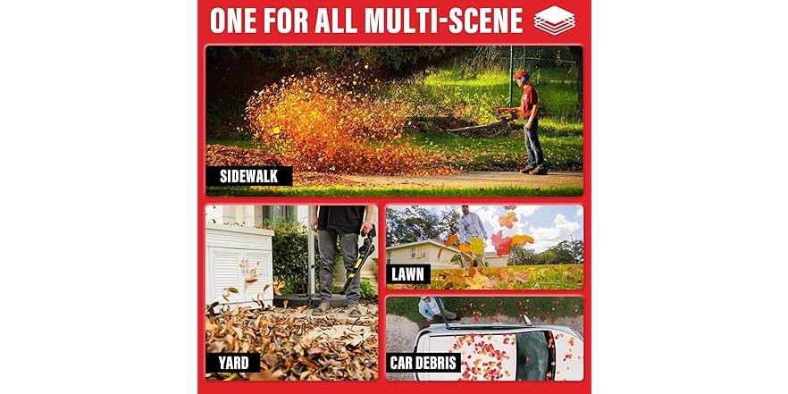 MZK Cordless Leaf Blower | 20V | 2 Batteries (Open Box)