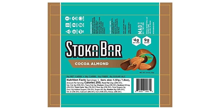 Stoka Energy Bars Variety Pack