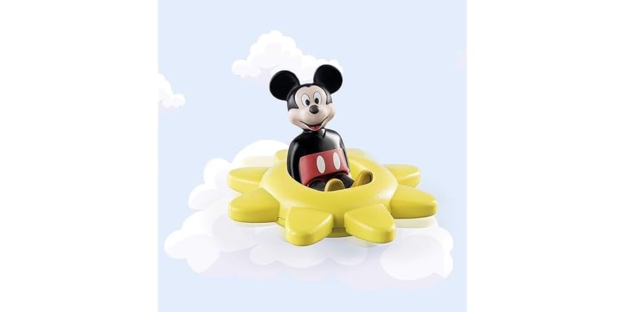 Mickey's Spinning Sun w/ Rattle Feature