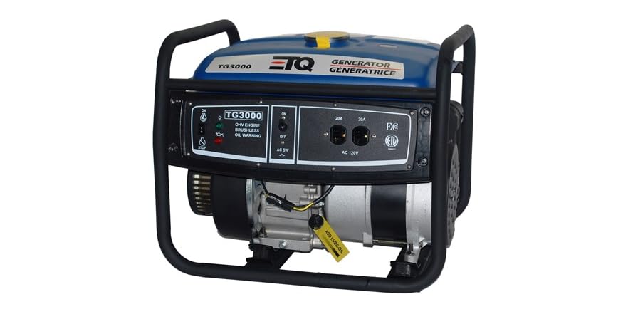 ETQ 3,000 Watt Gas Portable Generator