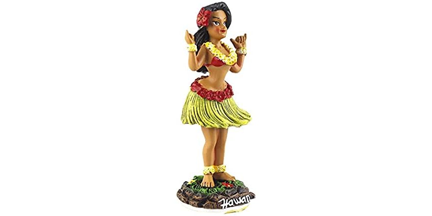 Mini Shaka Hula Girl Dashboard Doll