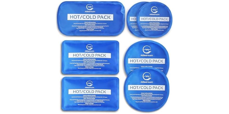 Hot and Cold Ice Packs – 7 Piece