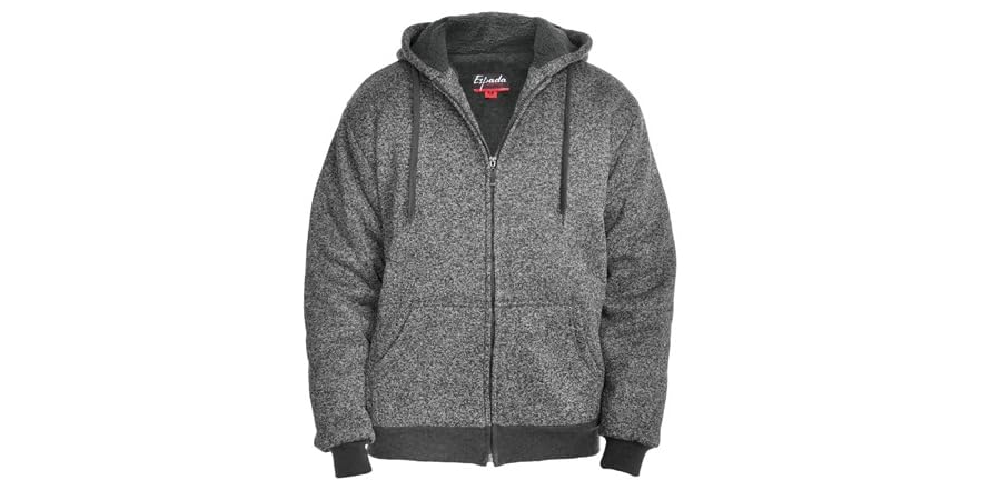 Espada Men's Sherpa-Lined Marled Jacket