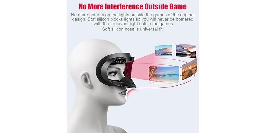 VR Facial Interface and Foam Replacement Set for Oculus Meta Quest 2