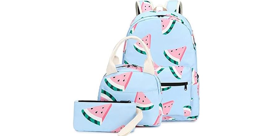 School Backpack With Lunch Box Set