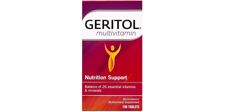 Geritol Multivitamin Nutritional Support - 100 Tablets