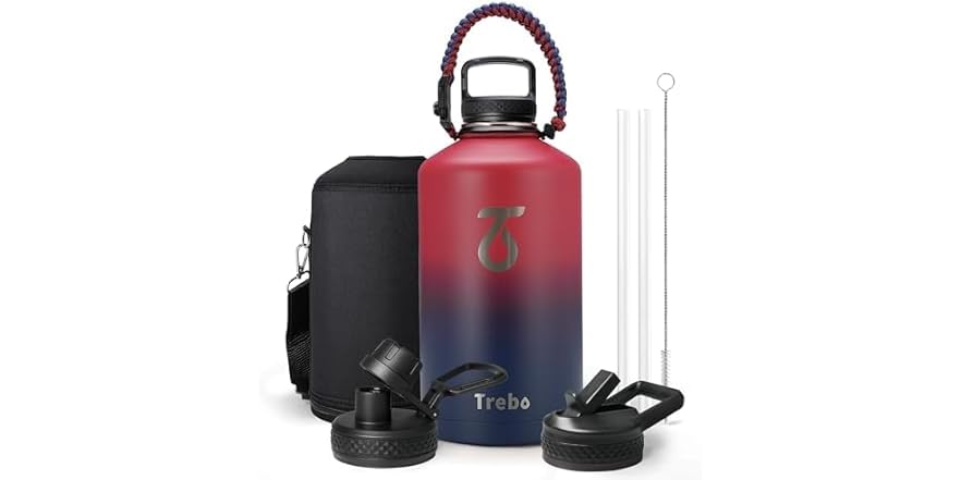 Trebo Water Bottle with Paracord Handle