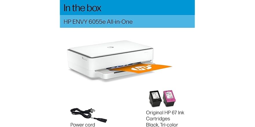 HP ENVY 6055e Wireless Color Inkjet Printer