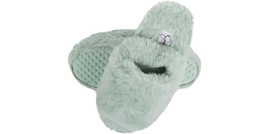 Jessica Simpson Girls Faux Fur Slippers