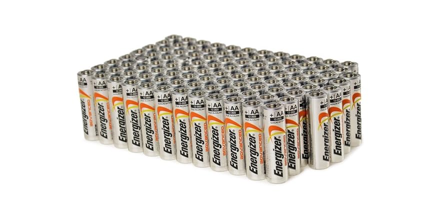 Energizer Advanced AA Alkaline Batteries - 100pk