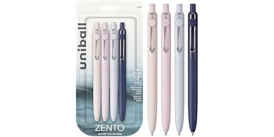 uni-ball Zento Gel Ink Rollerball Pens