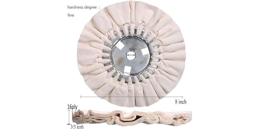 Airway Buffing Wheel Kit 3 Piece kit
