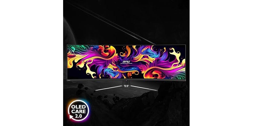 MSI 49" DQHD Curved Gaming Monitor | MPG 491CQP QD-OLED (Open Box)