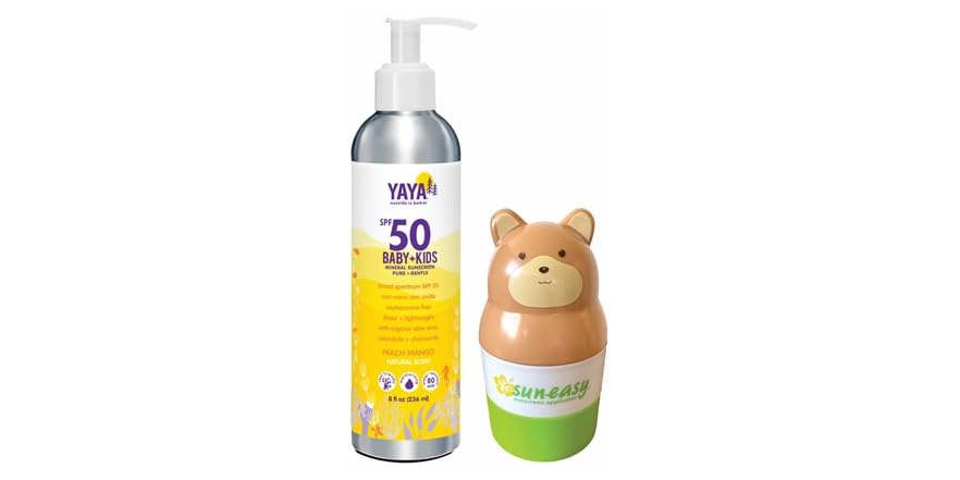 Sun-Easy Baby Bundle: 8oz Sunscreen + Applicator