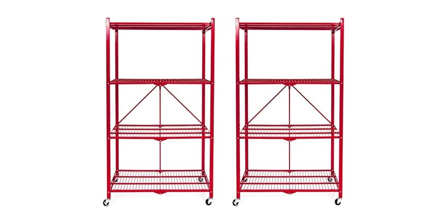 4 Tier Steel Collapsible Storage Racks
