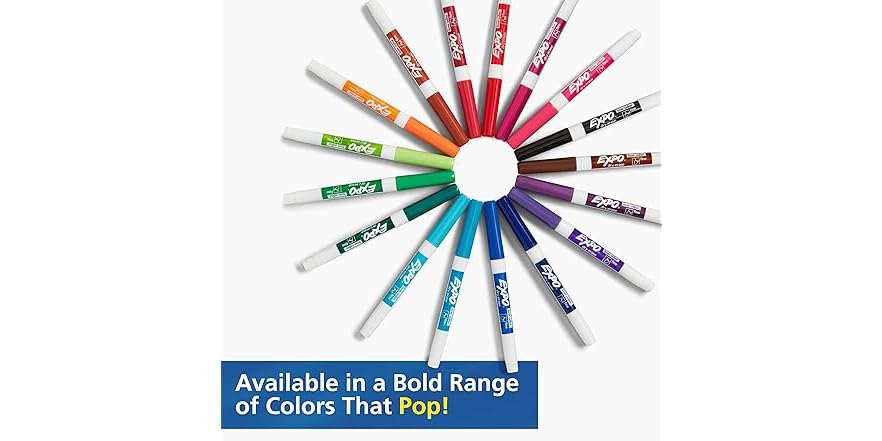 EXPO Dry Erase Fine Point Markers