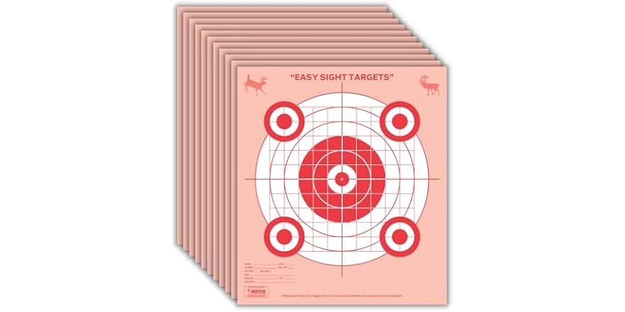 SinglePoint Red Easy Sight Shooting Targets
