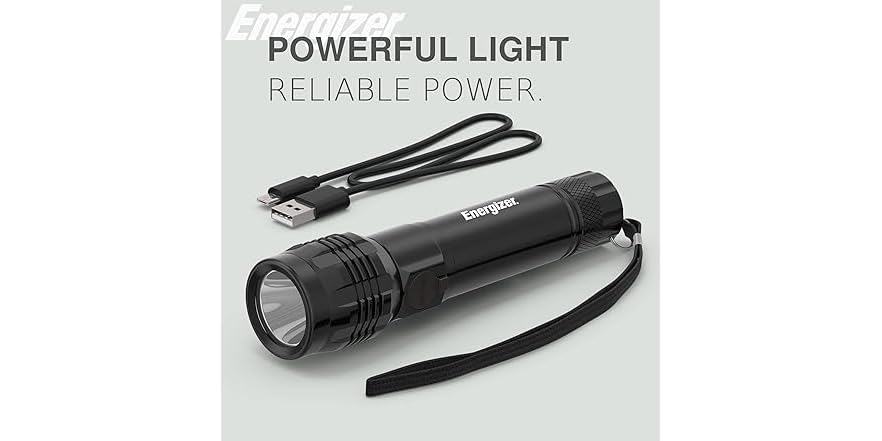 Energizer Rechargeable LED Flashlight X1000