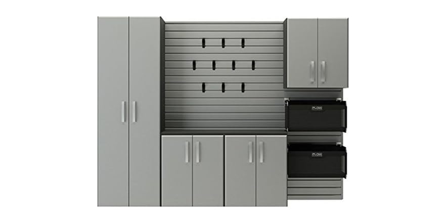 5 Piece Deluxe Cabinet Set Silver