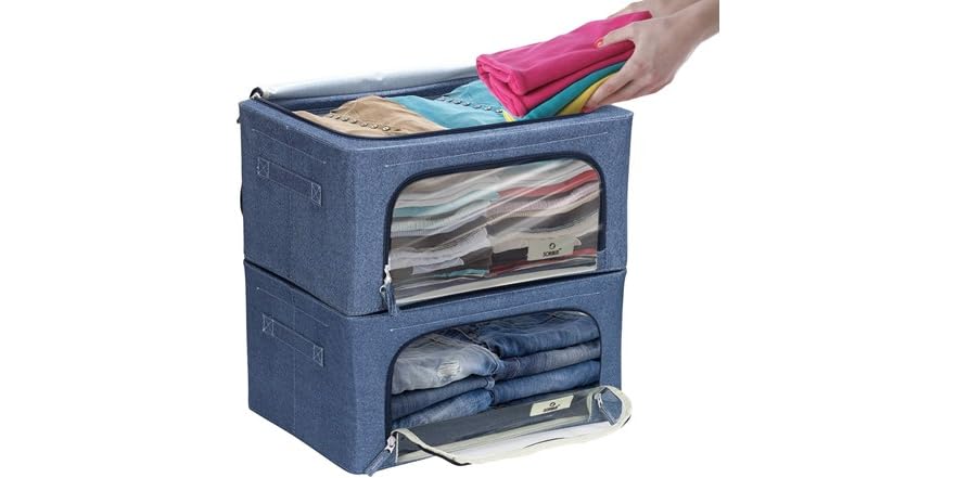 Storage Box With Window, Blue