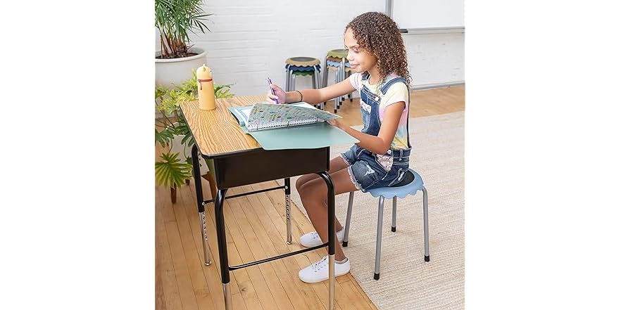 ECR4Kids Daisy Stackable Stool Set