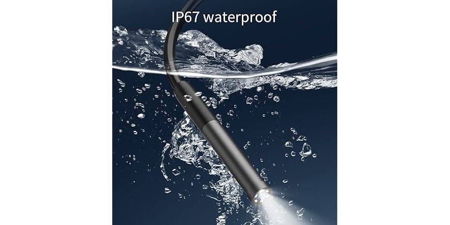 SIBOST Endoscope 9.8ft Semi-Rigid Snake Camera