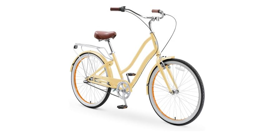 sixthreezero EVRYjourney Women's 26" 3-S Steel Step-Through Bicycle