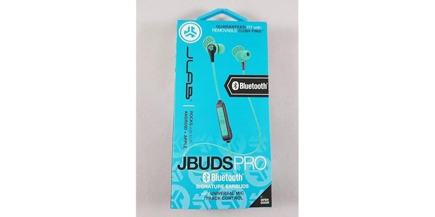 JLab JBuds Pro Signature Earbuds, Teal