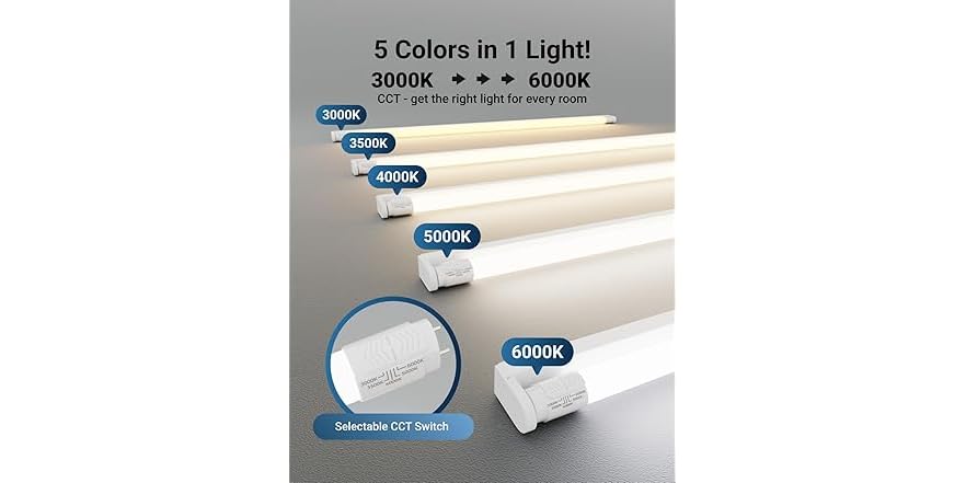 Sunco 10 Pack 4 Foot T8 LED Bulbs
