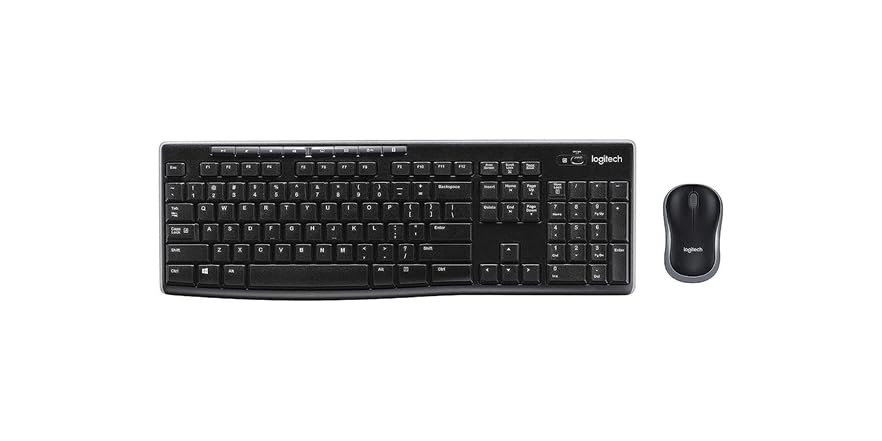 New Logitech Mk270 Wireless Keyboard Mouse Combo
