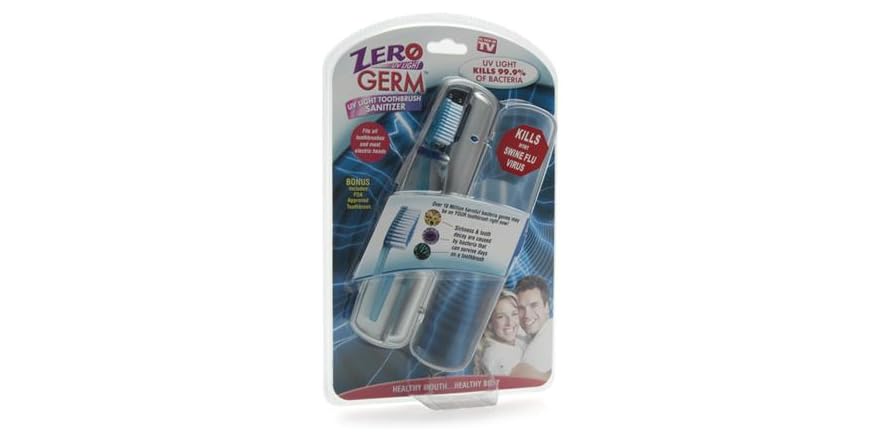 Zero Germ UV Toothbrush Sanitizer with Toothbrush