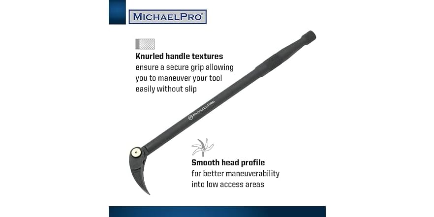 MichaelPro MP009080 3Pc Indexing Pry Bar Set