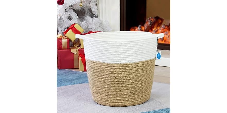 Casaphoria Natural Woven Cotton Rope Sto