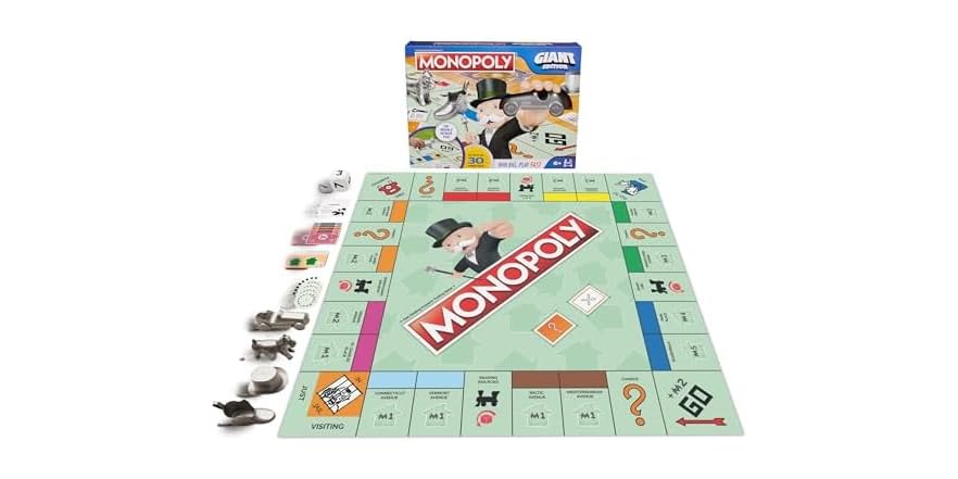Spin Master Games Monopoly Board Game Giant Edition