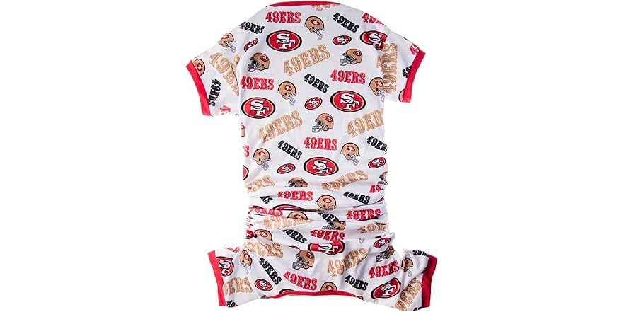 San Francisco 49ers NFL Dog Pet PJs