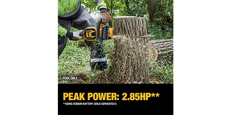 DEWALT DCCS672B 60V MAX Cordless 18in Chainsaw