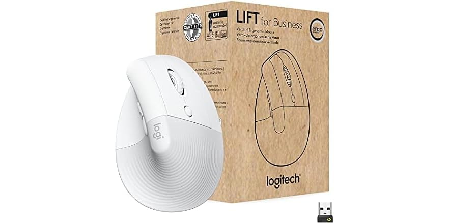 Logitech Lift Business Vertical Ergonomic Mouse (Open Box)