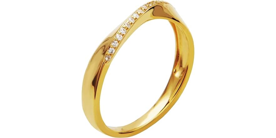 Amazon Essential Crossover Eternity Ring